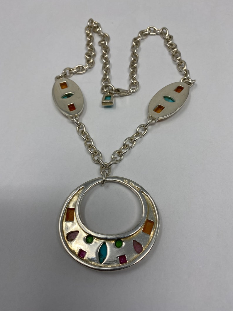 Stamped 925 BARSE Sterling Necklace Pendant. - Etsy