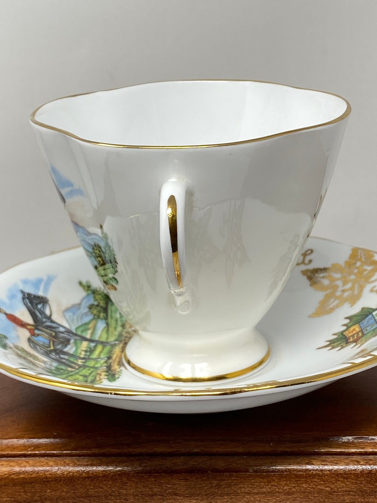 Windsor Royal Mountie Teacup and Saucer. - Etsy