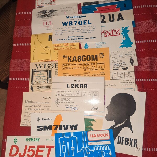 Qsl Postcards - Etsy