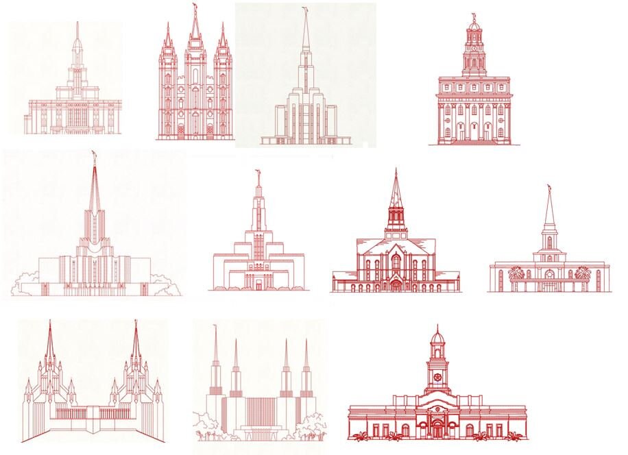 LDS Temple Envelope - Etsy