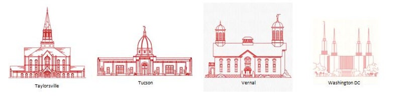 LDS Temple Envelope - Etsy