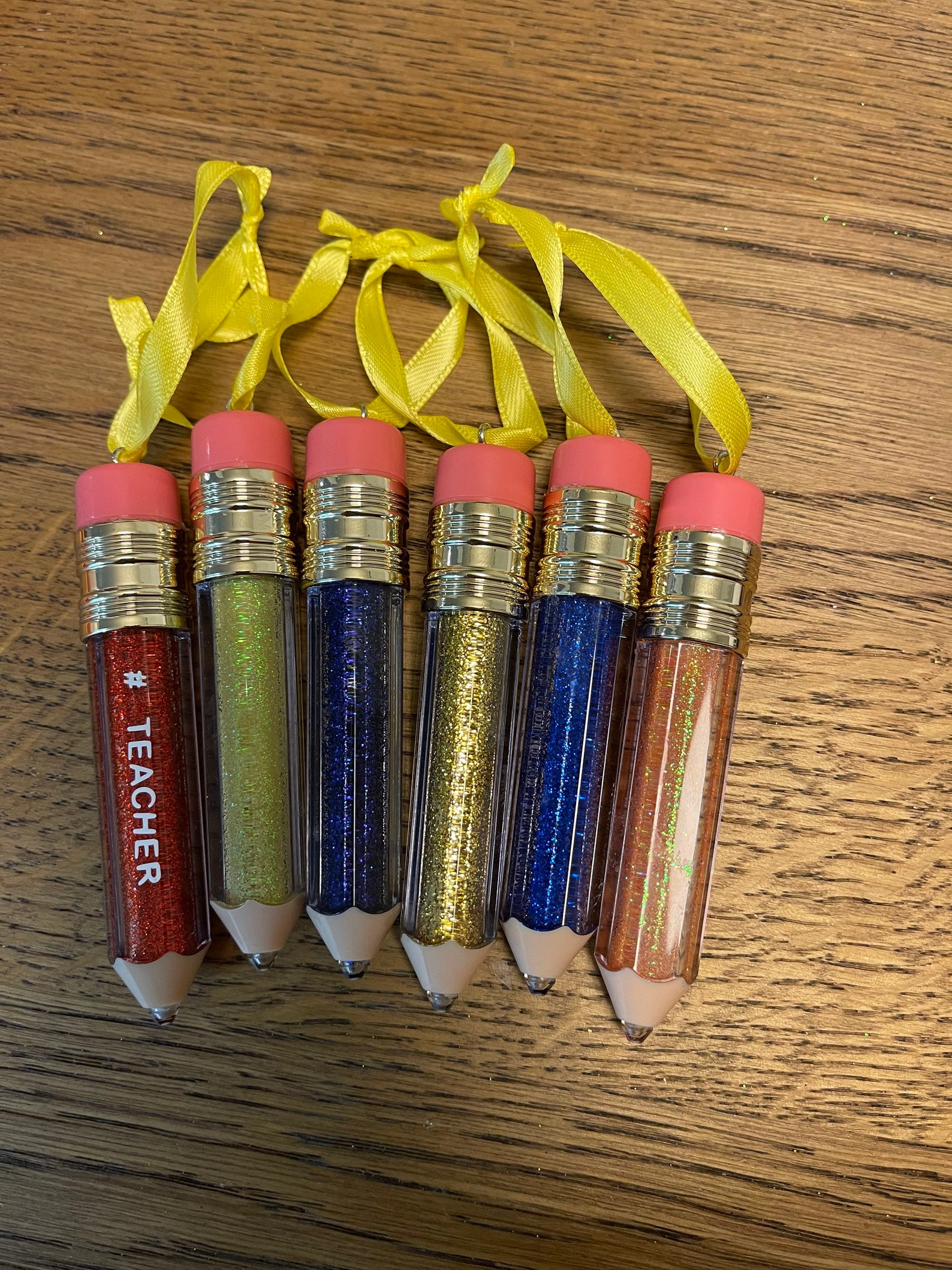 Teacher Pencil Ornament Personalized Christmas Ornament Teacher ...