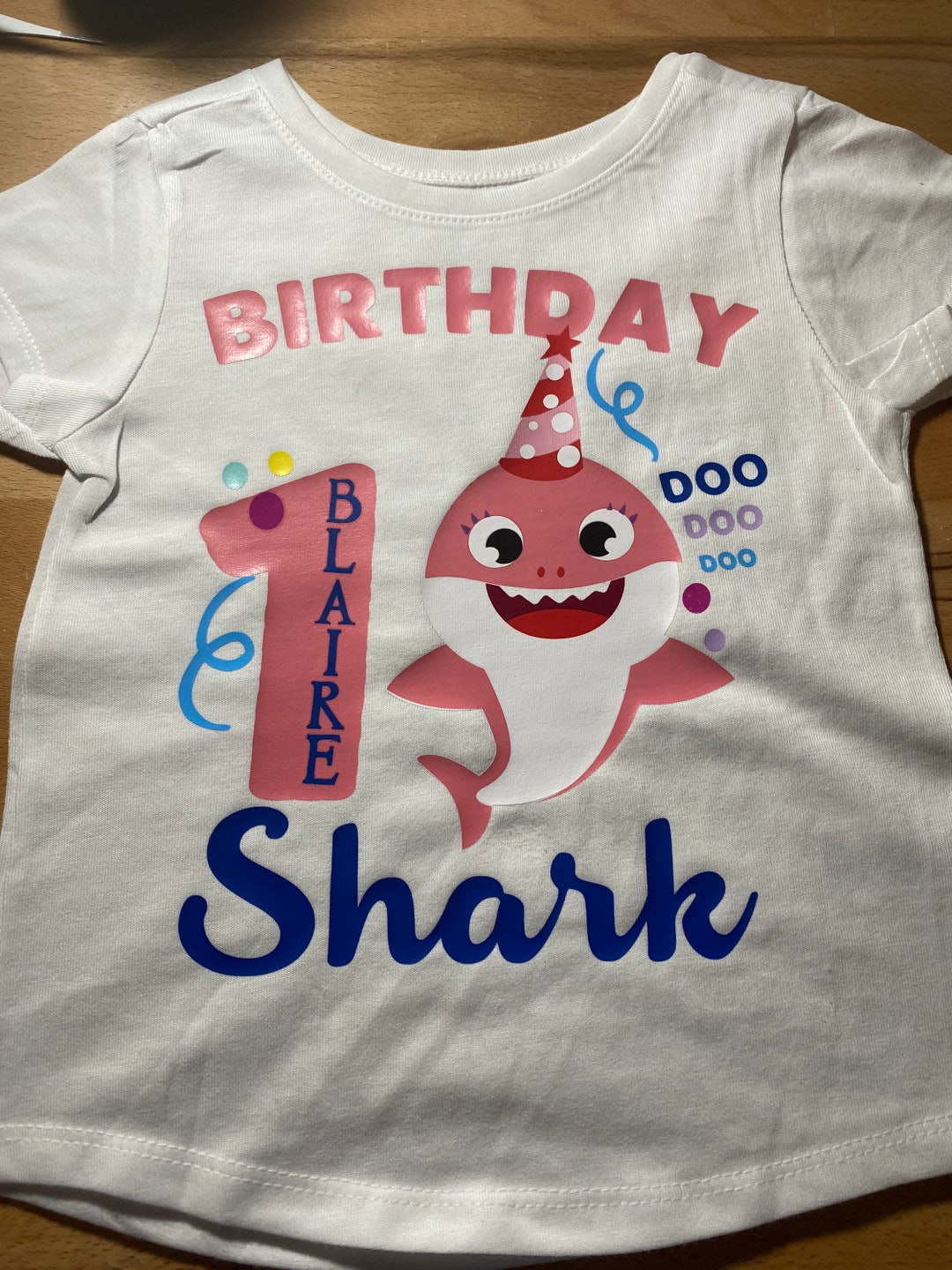 Personalized Baby Shark Birthday Shirt - Etsy
