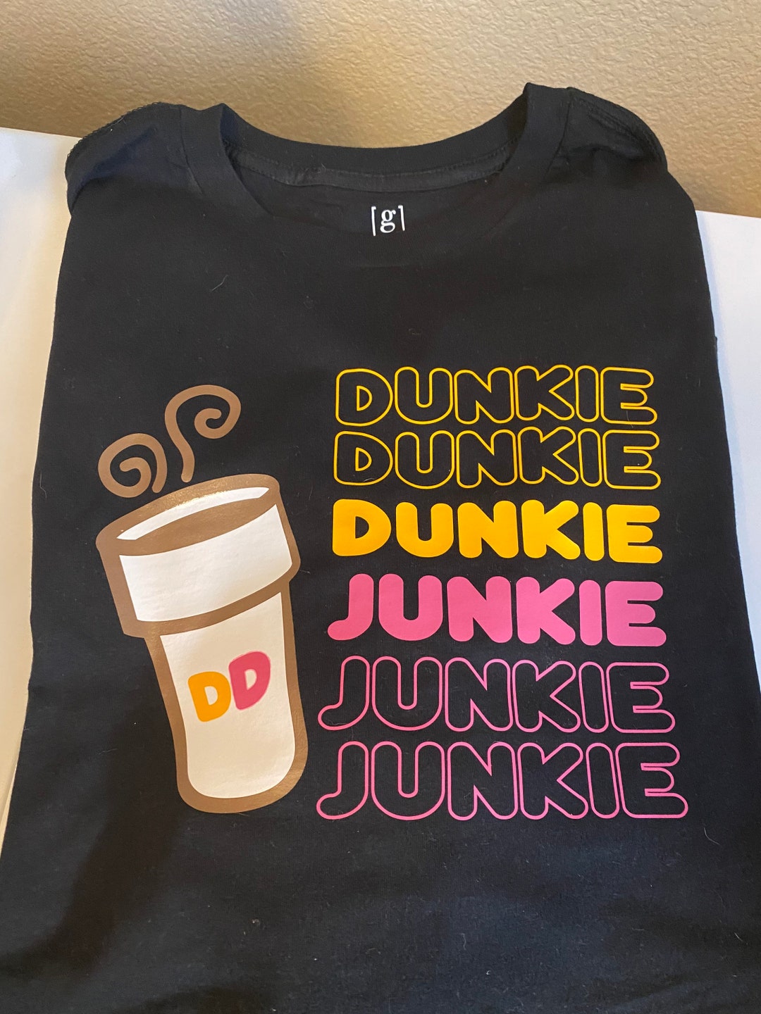 Dunkie Junkie Shirt, Dunkie Junkie Hoodie, Dunkin Donuts, Coffee Lover ...