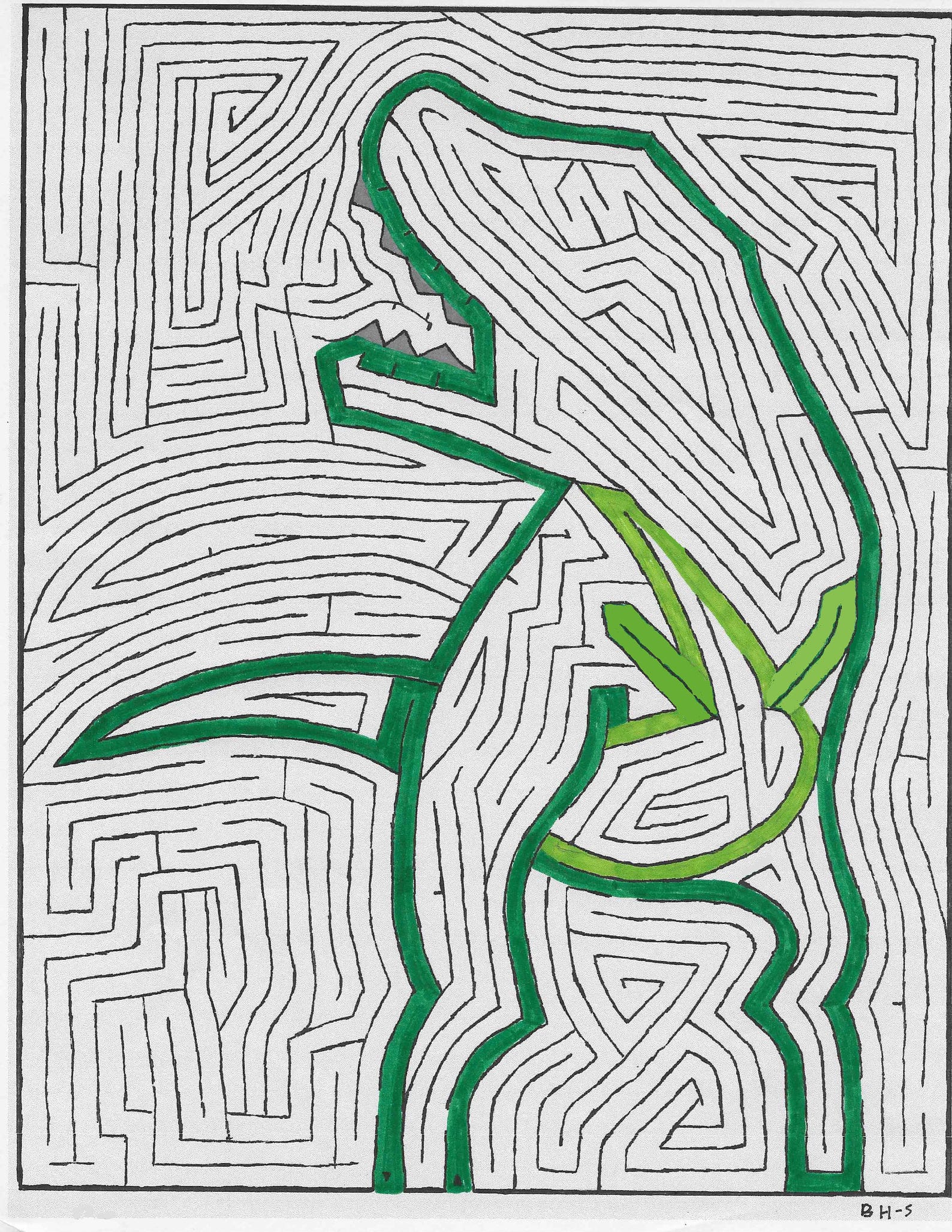 Digital Version T-rex Maze Sheet (amazadoodl - Etsy