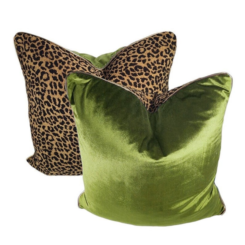 Leopard Print Pillow - Etsy