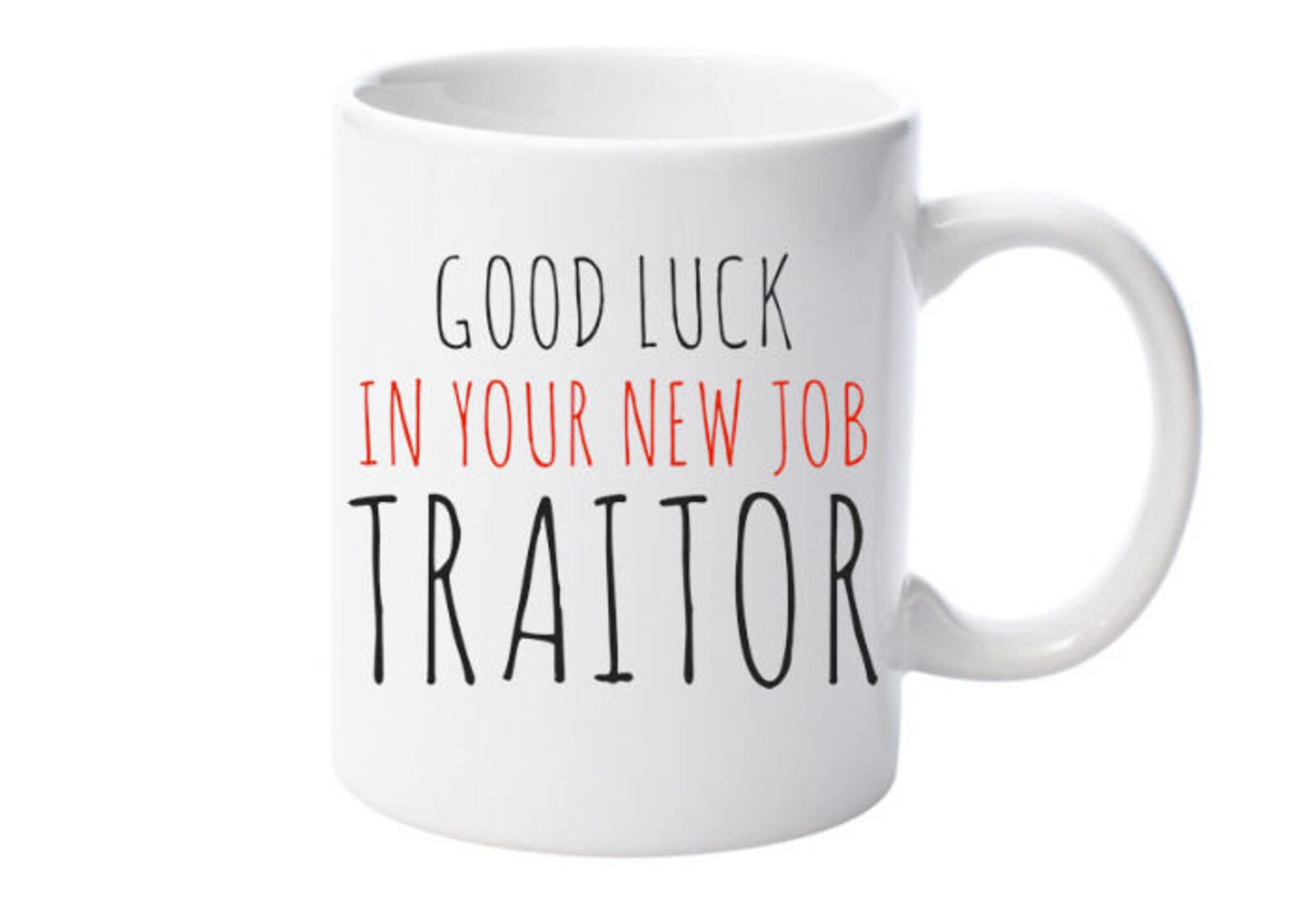 Good Luck in Your New Job... TRAITOR Funny Job / Work / | Etsy UK
