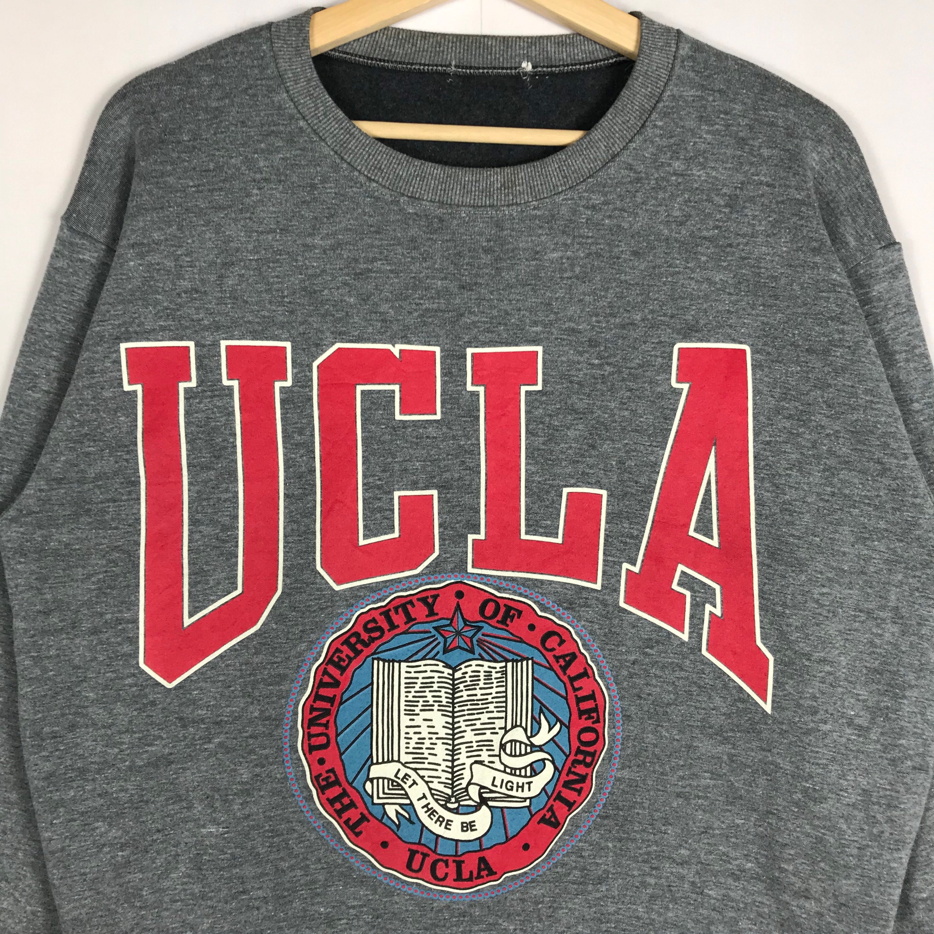 Rare Vintage Sweatshirt UCLA Big Logo Crewneck Full Print - Etsy