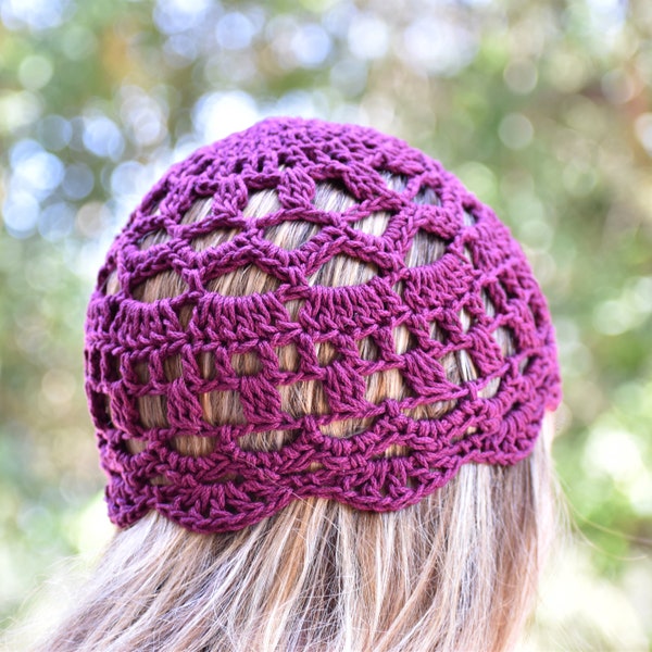 Cotton Crochet Hat - Etsy