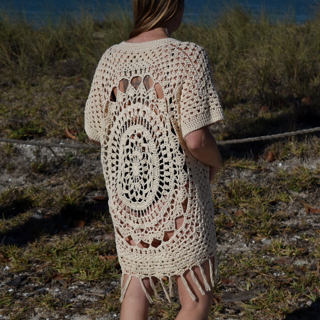 Suncatcher Beach Cardigan Handmade to Order Oversized Fit - Etsy