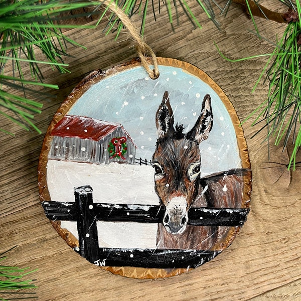 Donkey Ornament - Etsy