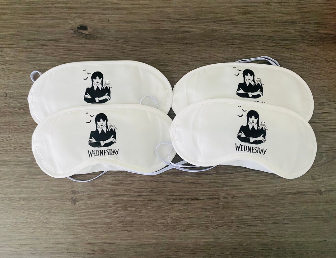 Wednesday Addams Eye Masks, Childrens Eye Masks. - Etsy