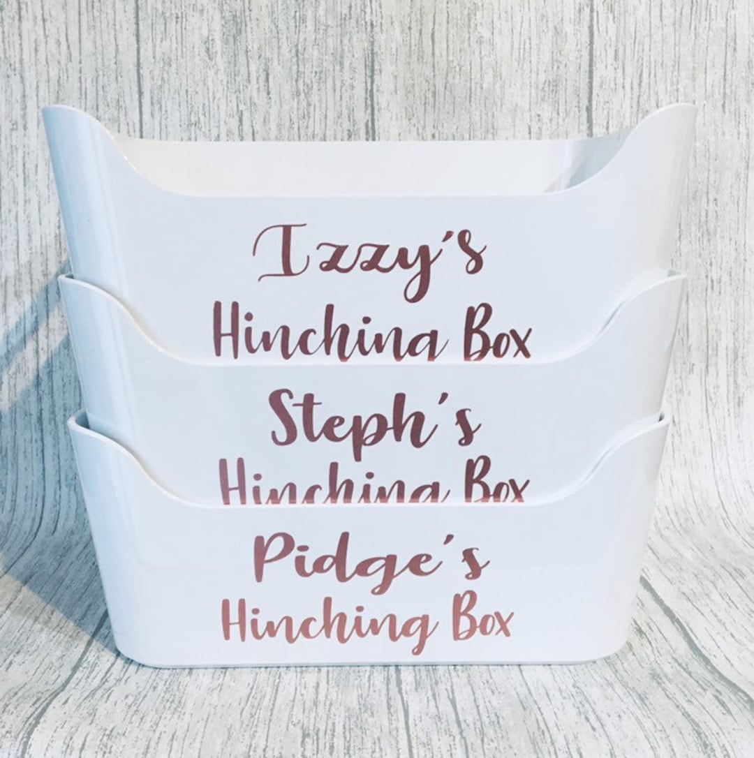 Personalised Mrs Hinch Inspired Storage Box Vinyls, Cleaning Box Vinyls ...