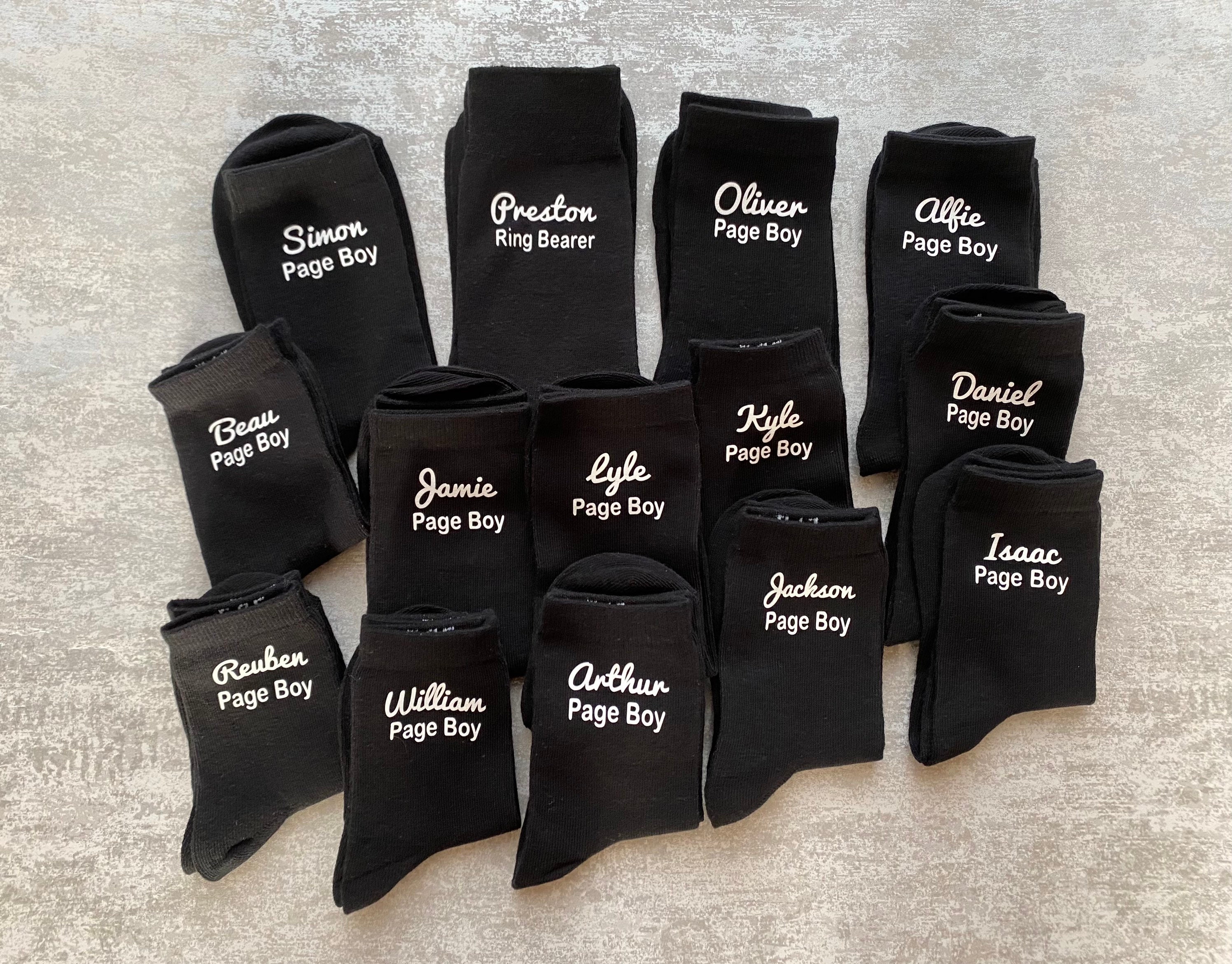 Page Boy/ Ring Bearer Socks - Etsy UK