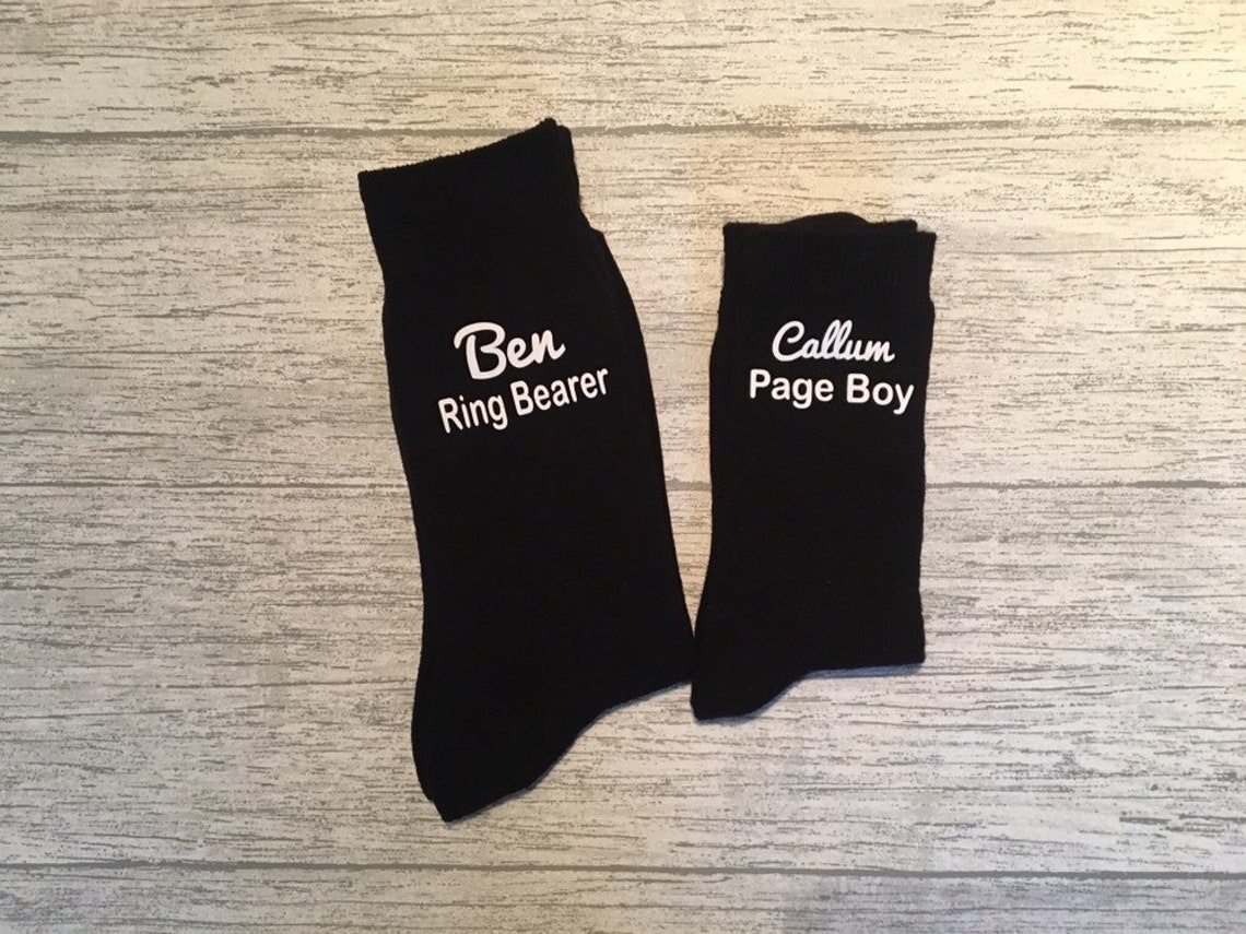 Page Boy/ Ring Bearer Socks - Etsy UK