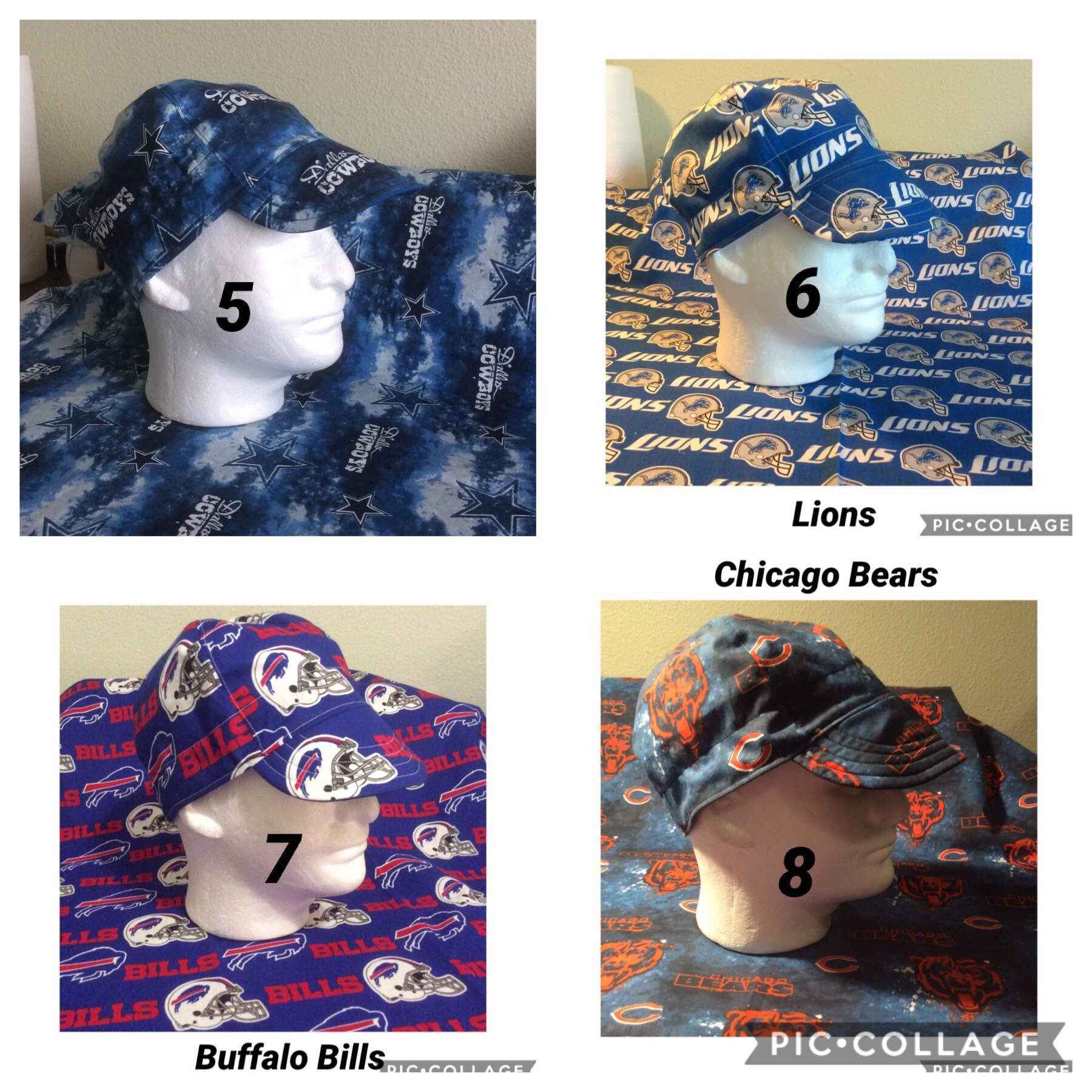 Football Skull Caps/ Welding Caps - Etsy