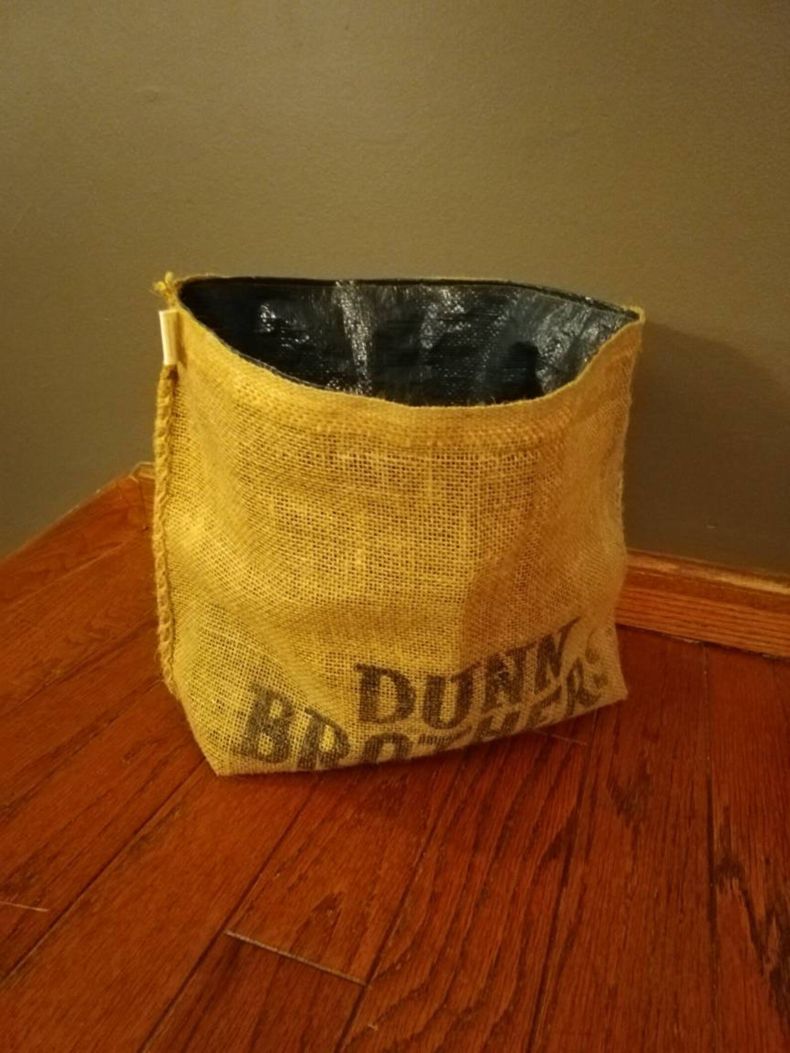 Planter Burlap Pot Cover Fabric Plant Bag Collapsible - Etsy Canada