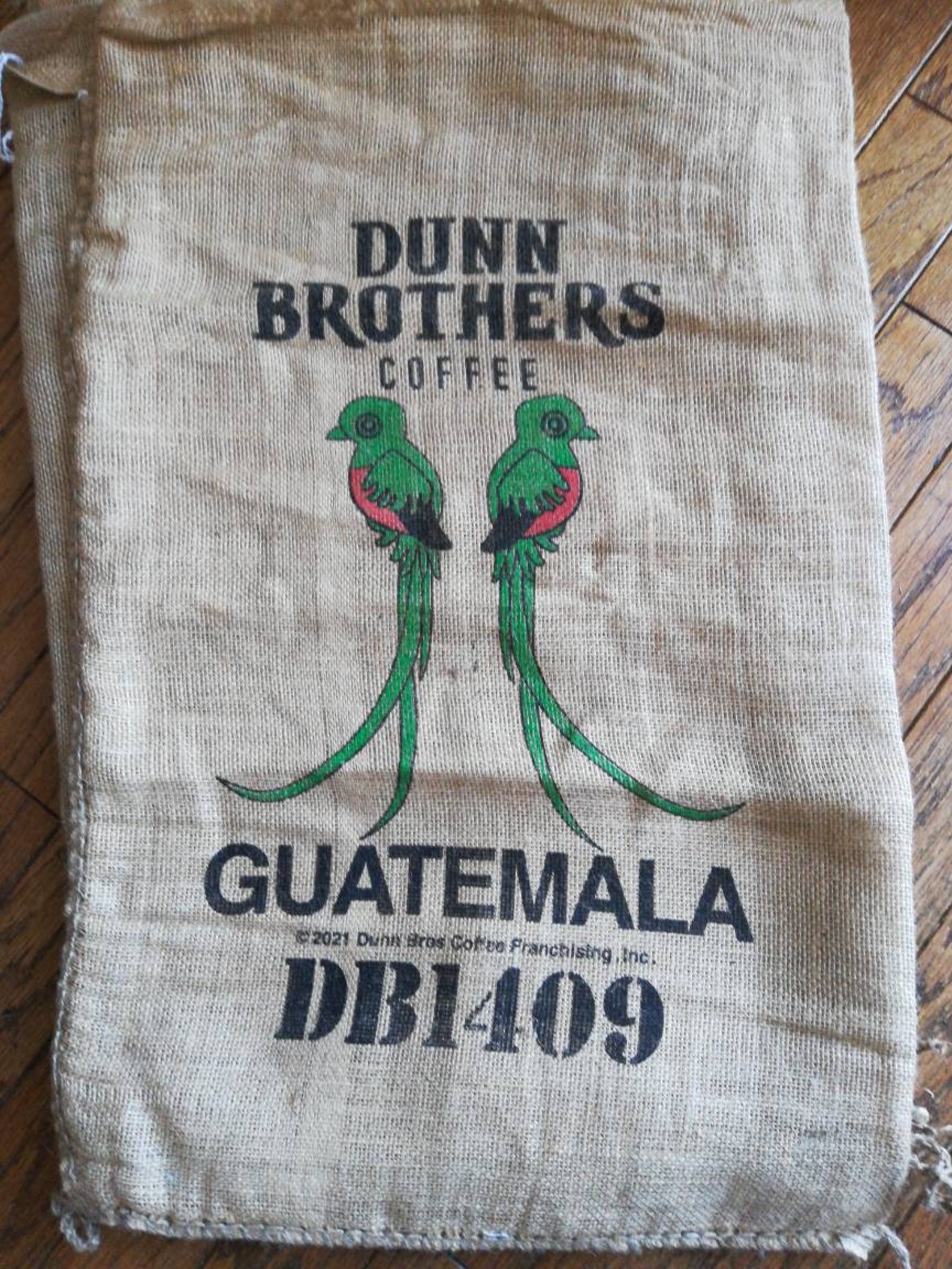 Burlap Bag Guatemala Coffee Bean Sack Upholstery Material | Etsy