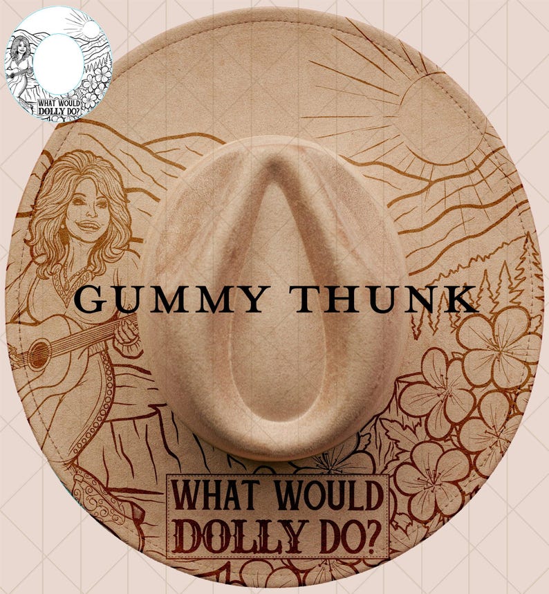 WWDD Digital Laser Design and Template Wide Brim Hat SVG File Only - Etsy