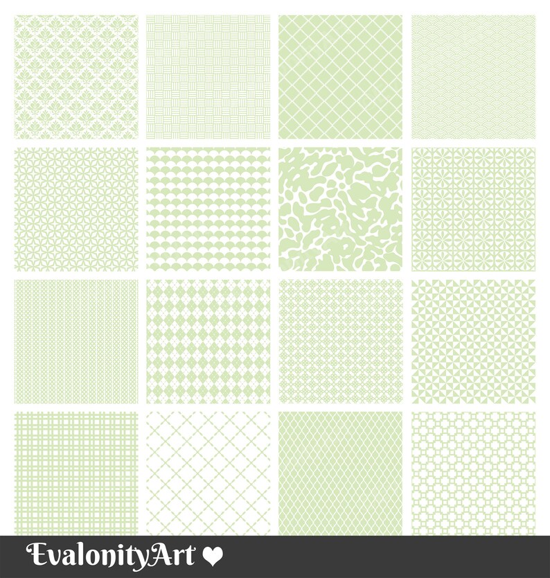 Lime Cream Digital Paper Pack 100 Files Printable Background Bundle ...