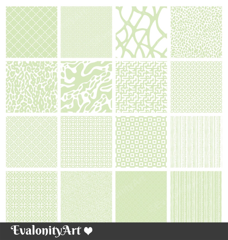 Lime Cream Digital Paper Pack 100 Files Printable Background Bundle ...