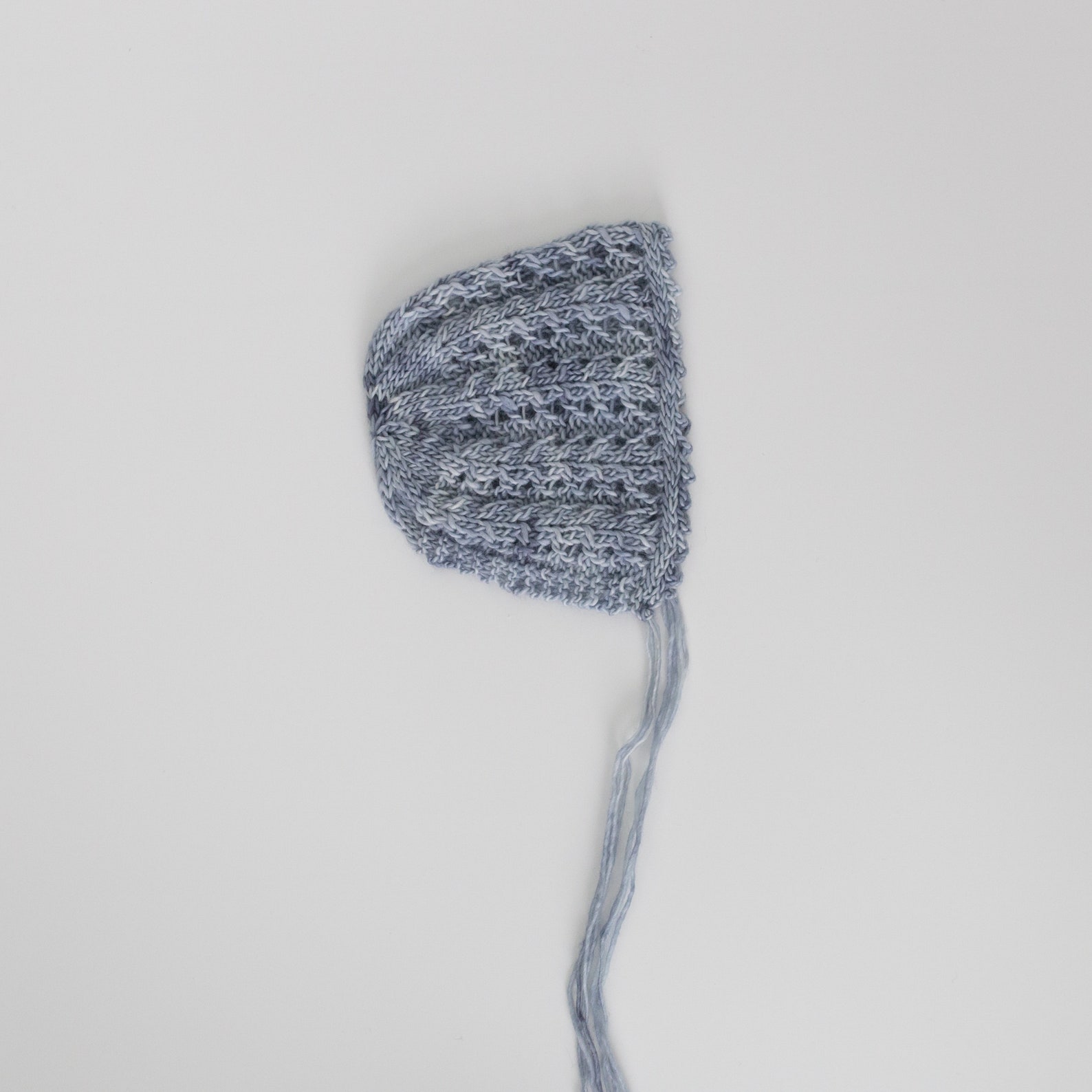 Knit Baby Bonnet Blue Baby Bonnet Newborn Photography - Etsy