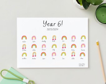 Personalised End of Year Gift for Students, Class Gift, Class Present ...