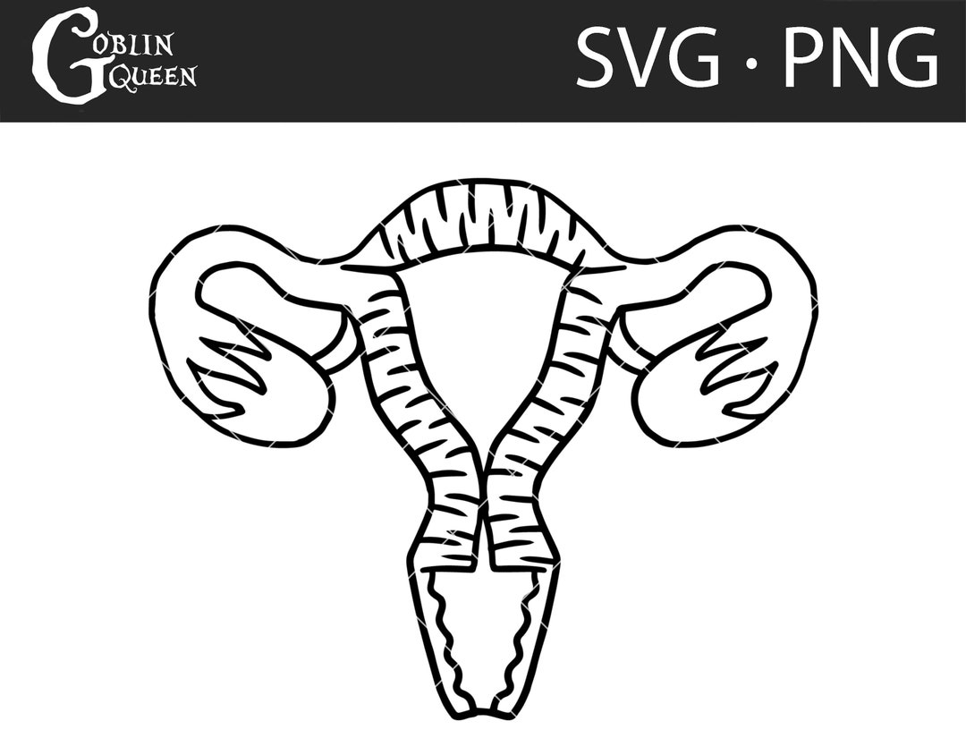 Uterus Shape Svg Eps Png Uterus Svg Vector Design Cutfiles - Etsy