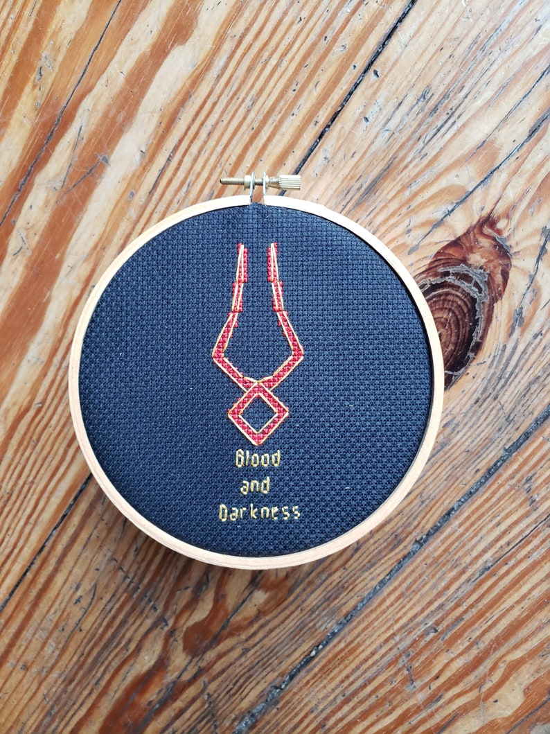 Blood and Darkness, Hades, Cross Stitch PDF Pattern Download - Etsy