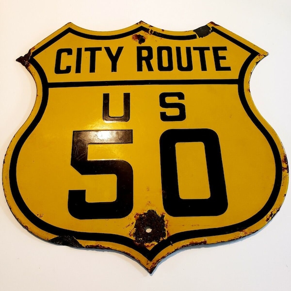 Highway 50 Sign - Etsy