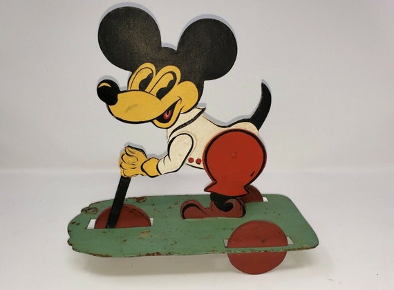 1930's - 1940's vintage walt disney mickey mouse stee… - Gem