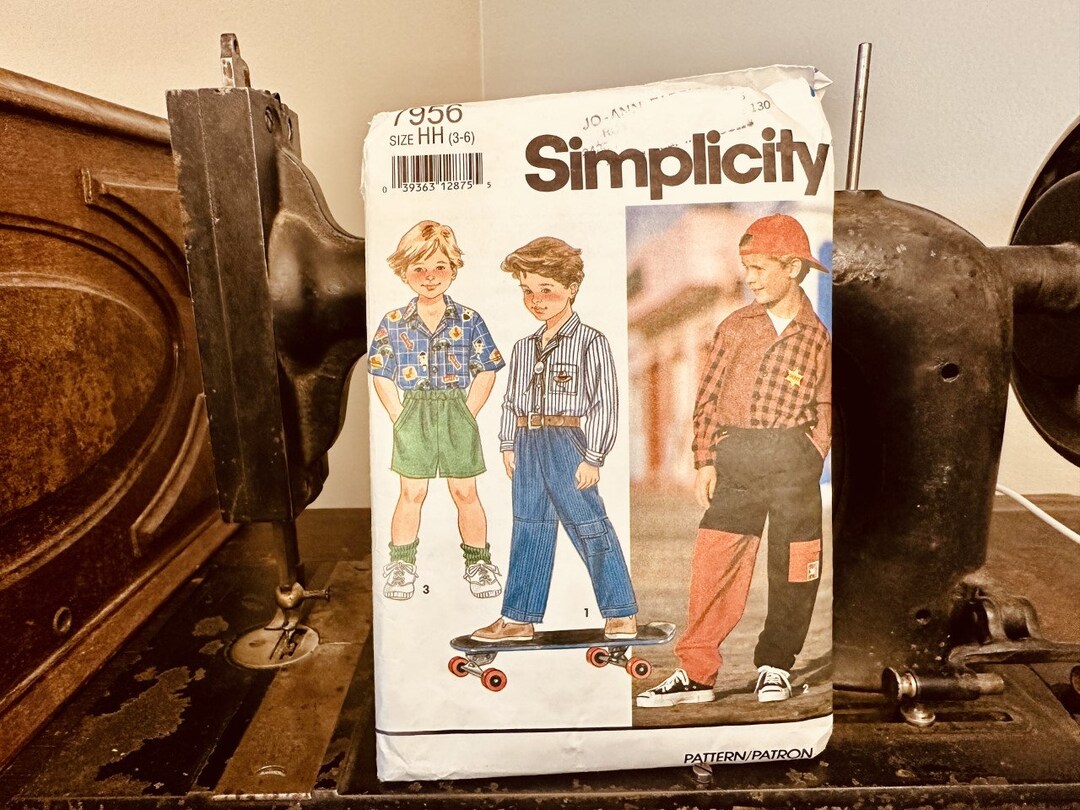 1990s 1996 Vintage Sewing Pattern Simplicity 7946 Boys - Etsy