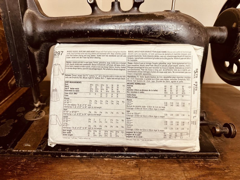 1980s 1987 Vintage Sewing Pattern Simplicity 8297 Misses - Etsy