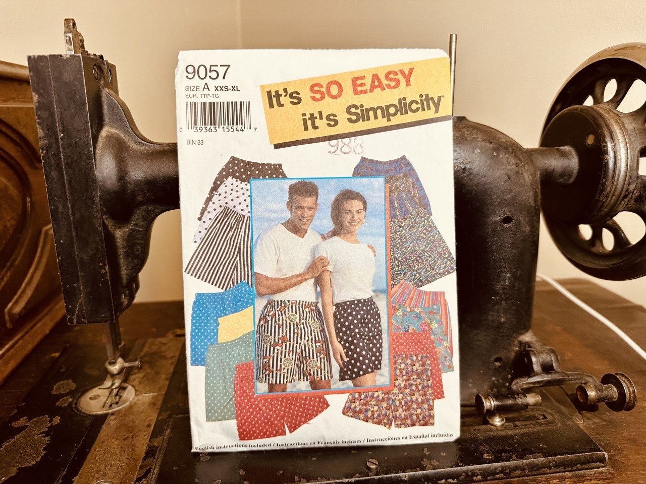 1990s 1994 Vintage Sewing Pattern Simplicity 9057 Easy Sew - Etsy