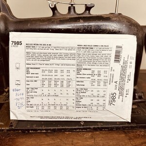 1990s 1992 Vintage Sewing Pattern Simplicity 7985 Misses Womens Ladies ...