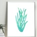 Seagrass Watercolor Instant Download, Sea Life Decor, Printable Ocean ...