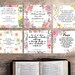 Scripture Card Bundle 1 & 2 Set of 36 Encouraging Verses - Etsy