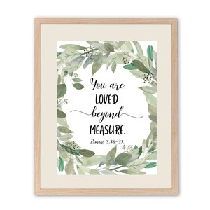 You Are Loved Beyond Measure, Bible Verse Nursery Printable Art ...