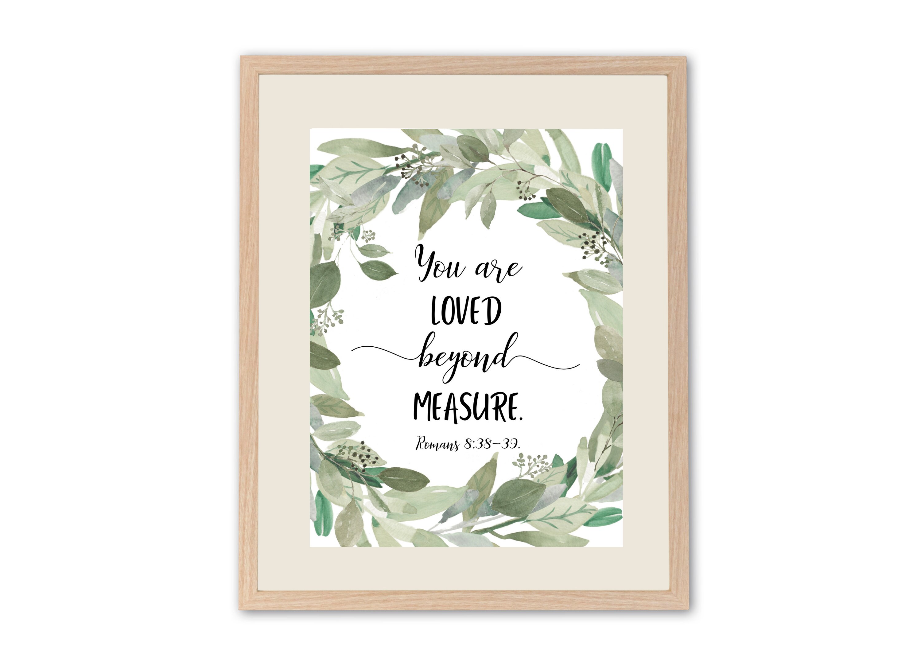 You Are Loved Beyond Measure, Bible Verse Nursery Printable Art ...