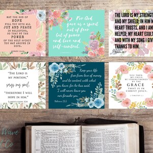 Scripture Card Bundle #1 & #2, Set of 36, Encouraging Verses, Bible ...