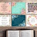 Scripture Card Bundle 1 & 2 Set of 36 Encouraging Verses - Etsy