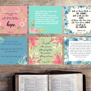 Scripture Card Bundle #1 & #2, Set of 36, Encouraging Verses, Bible ...