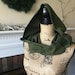 Cowl Hooded Cowl Flannel Scarf Medieval Cowl - Etsy