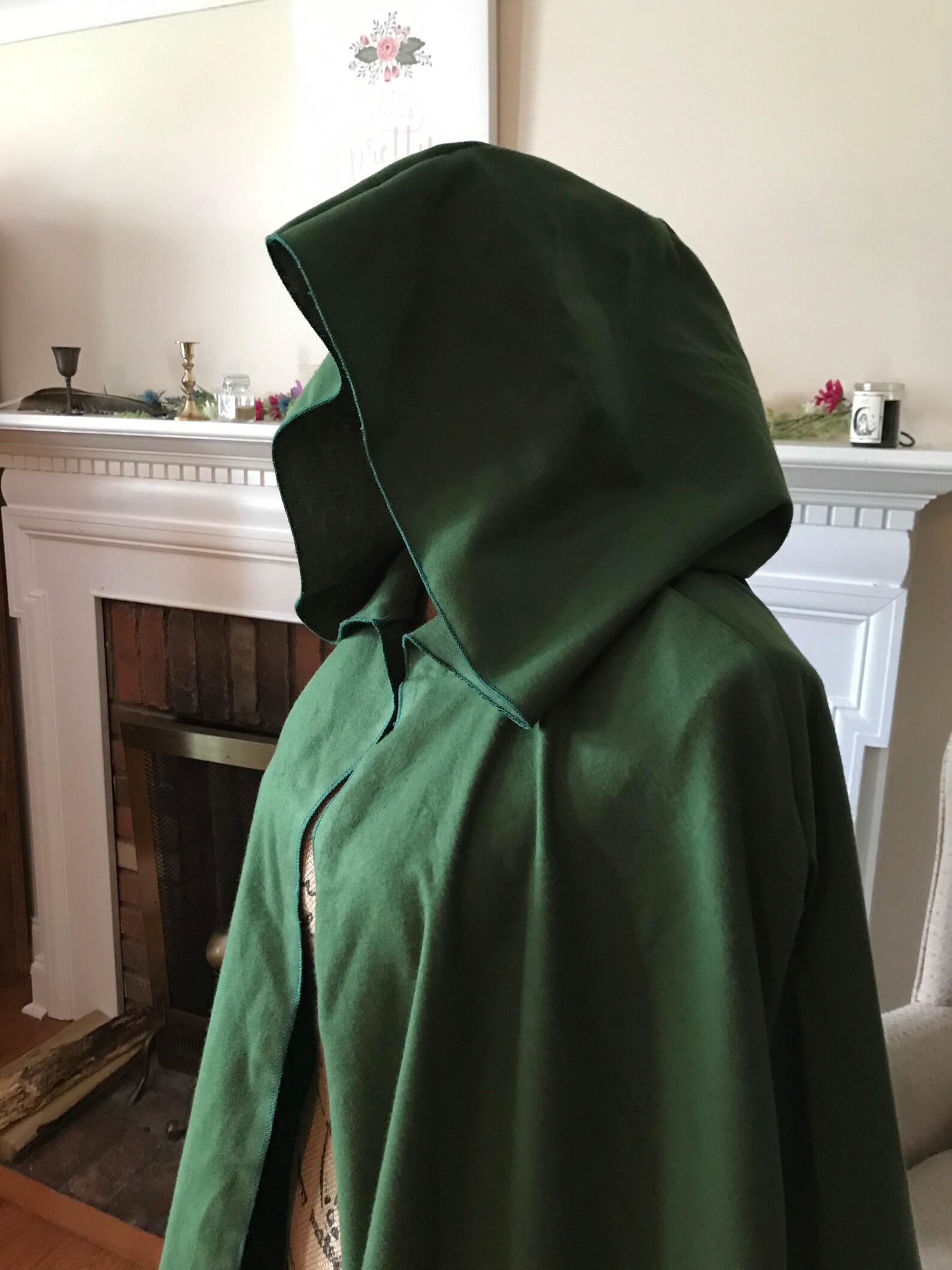 Cloak Hooded Cloak Hobbit Cloak Forest Cape Adventure | Etsy