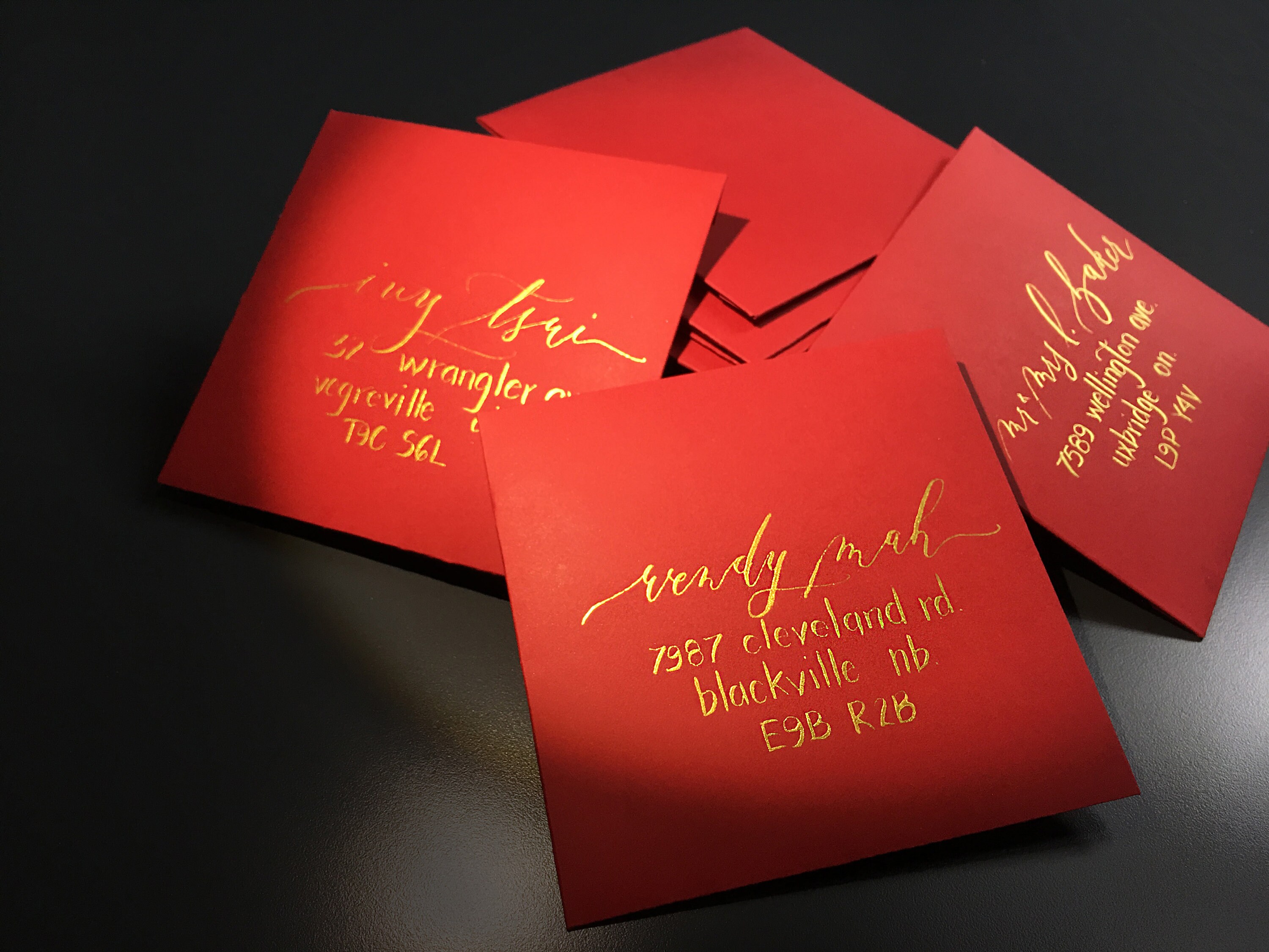 Custom Calligraphy Envelope Addressing - Etsy