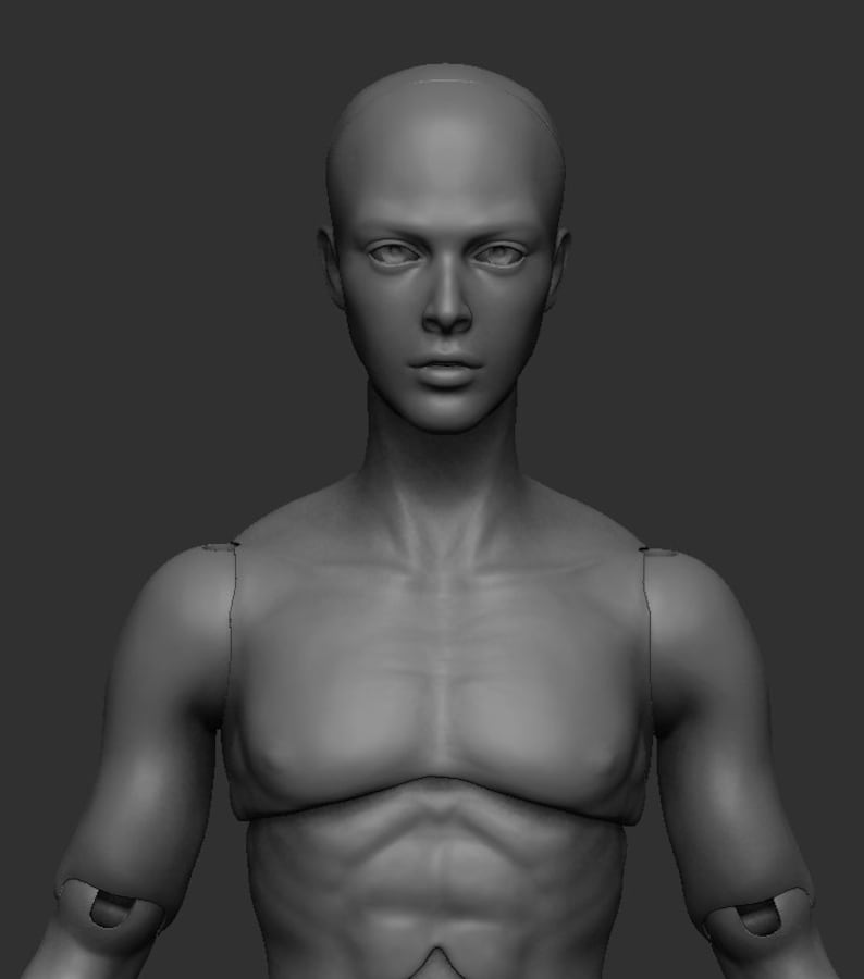 Male Bjd Stl Ready for Printing andrian - Etsy