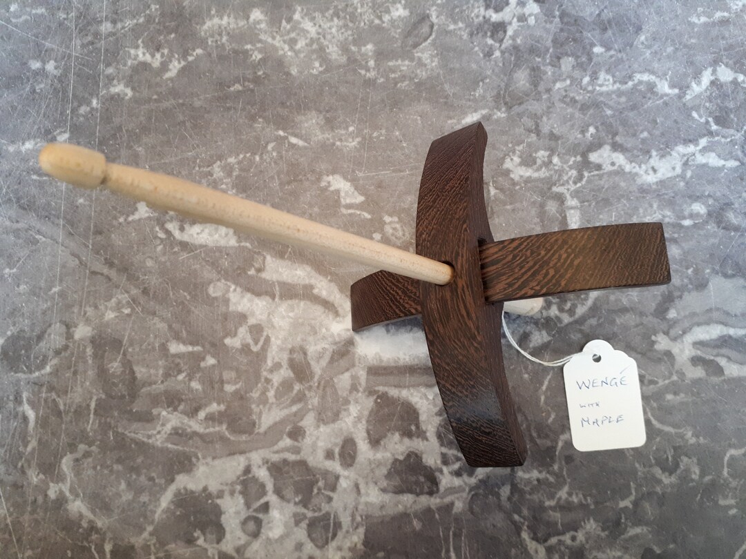 Turkish Midi Spindle in Wenge and Maple - Etsy