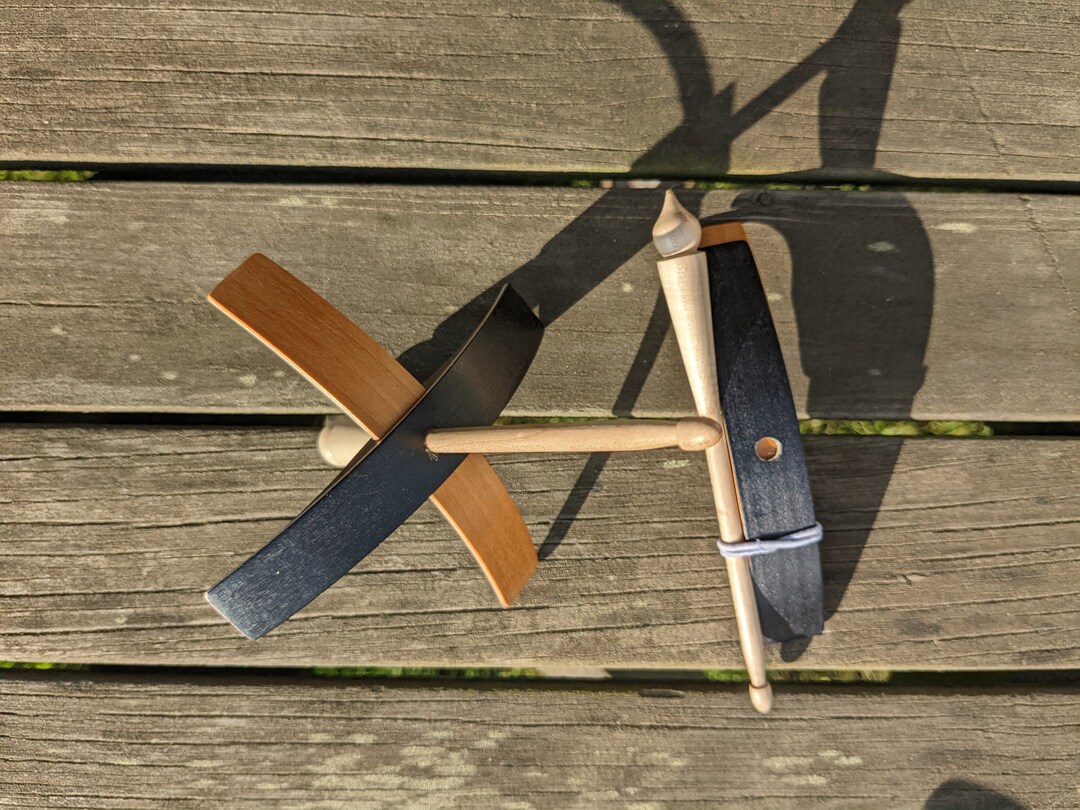 Turkish Mini Spindle in Bronze Veneer and Black Veneer on Meranti and ...