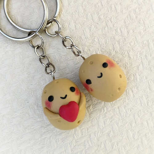 Couples Keychain Potato Cute Valentines Day Gift for Couple - Etsy
