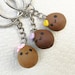 Coconut Keychain Kawaii BFF Keychains Valentine's Gift for Girlfriend ...